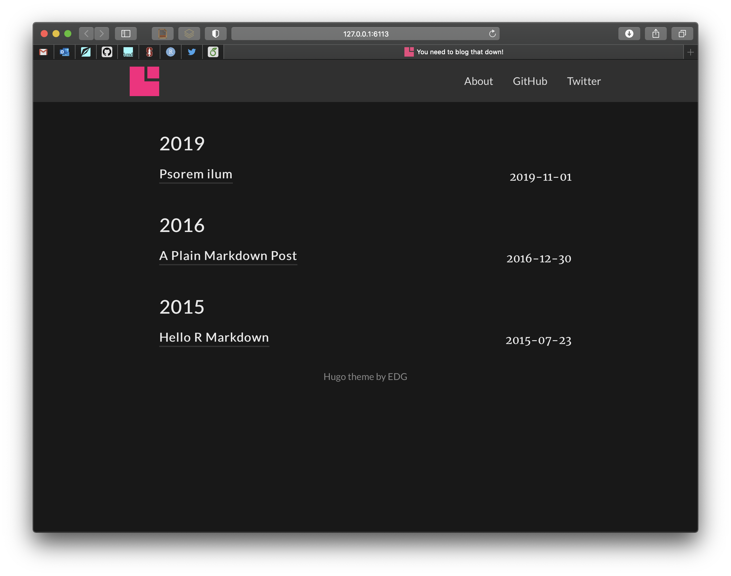 GitHub - egenn/hugo-valpro: Valpro - a dark, clean, blogdown-compatible ... GitHub - egenn/hugo-valpro: Valpro - a dark, clean, blogdown-compatible ...